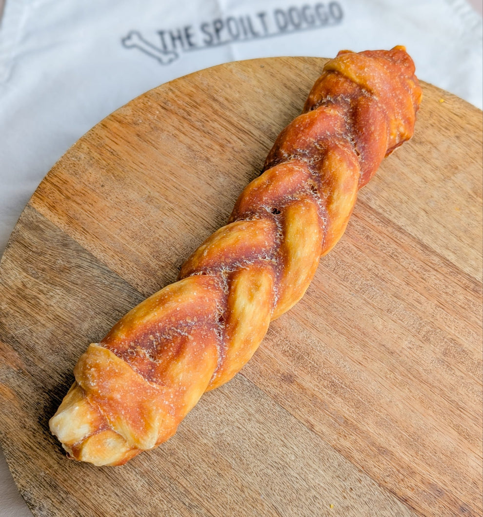 Chicken Collagen Braided Loaf – The Spoilt Doggo