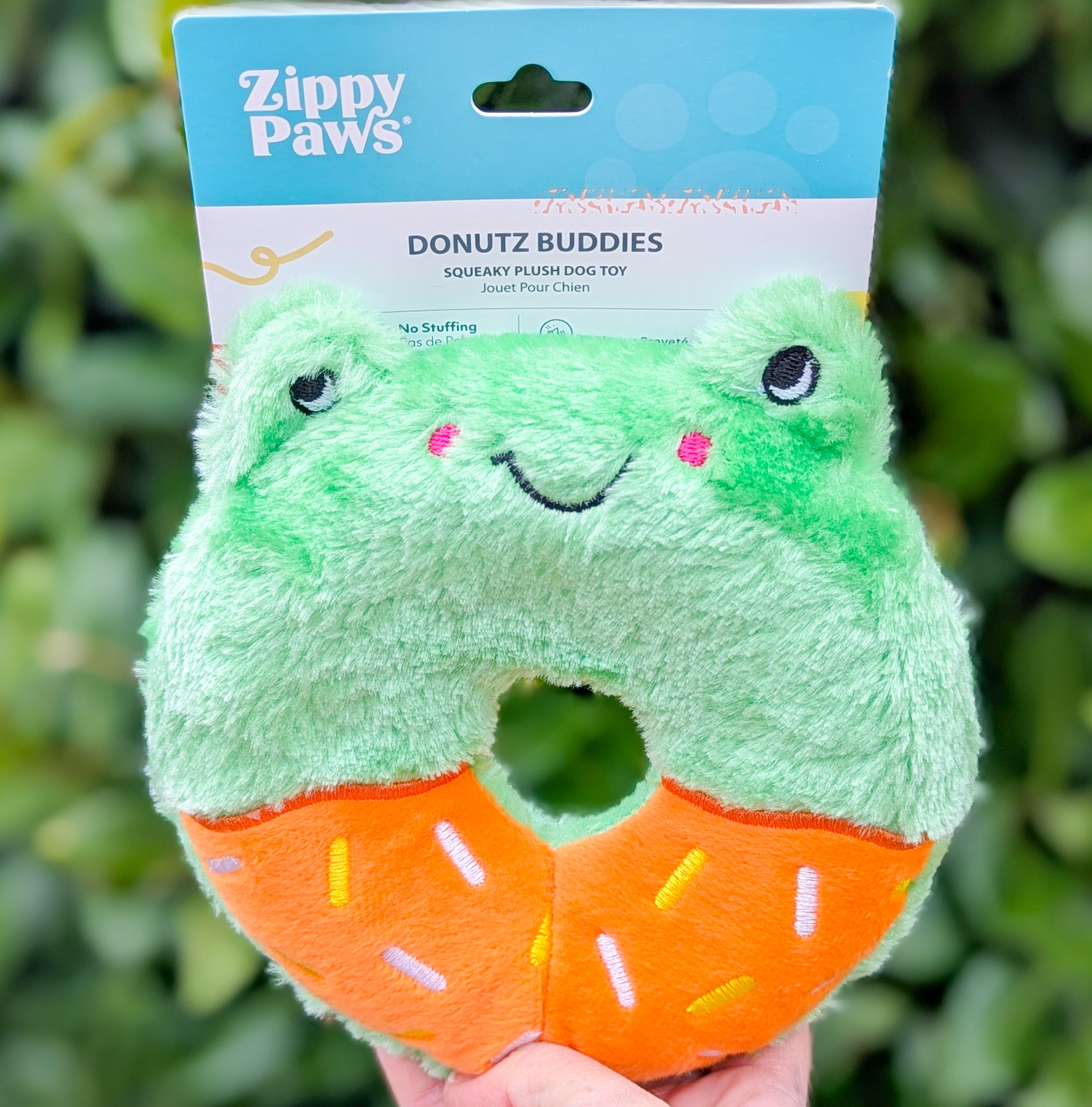Zippy Paws | Donutz Buddies Frog Toy – The Spoilt Doggo